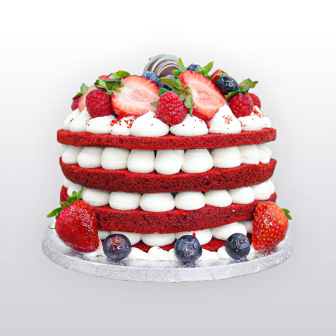 Red Velvet Fruit Cake – Matilda Cake