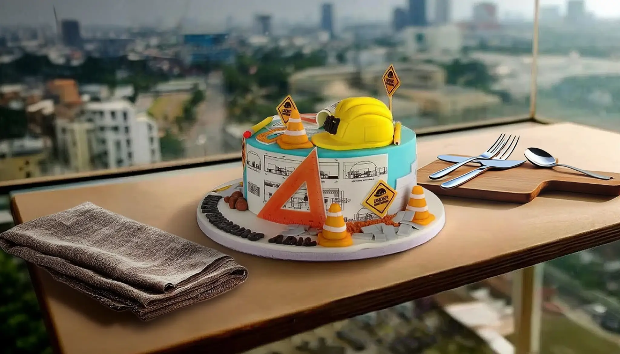 Civil Engineer Cake - Matilda Cake